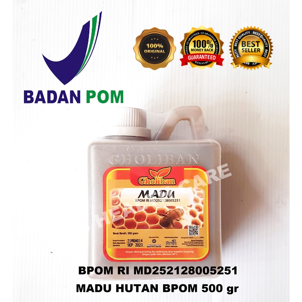 Jual MADU GHOLIBAN ASLI - BPOM RI 500GR – ORIGINAL - BOTOL EMBOSS ...