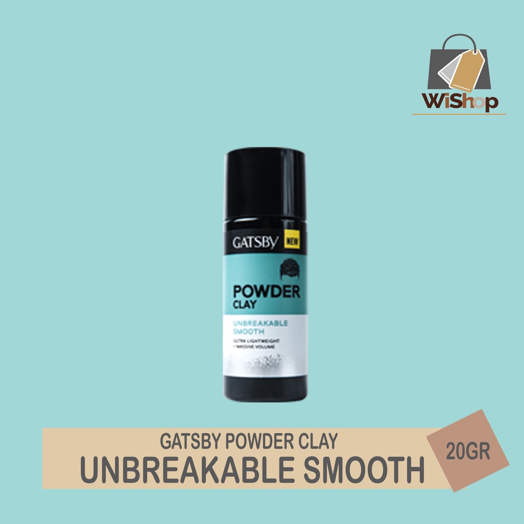 Jual GATSBY POWDER CLAY UNBREAKABLE SMOOTH 20gr | Shopee Indonesia