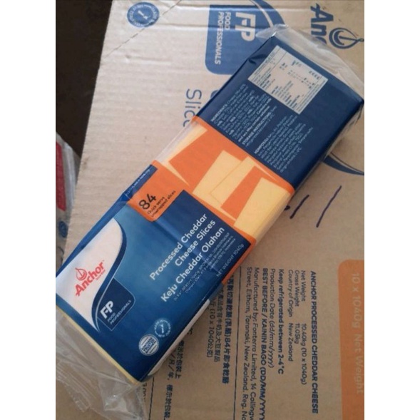 Jual Anchor Red Cheddar Quickmelt 84 slice | Shopee Indonesia