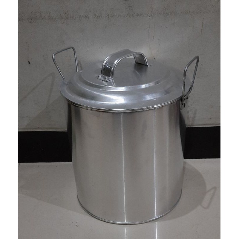 Jual panci 26 cm alumunium/panci tinggi/panci soto/dandang bubur ayam ...