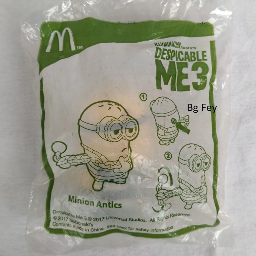 Jual Despicable Me 3 Minion Antic - Mc Donald 2017 - Segel | Shopee ...