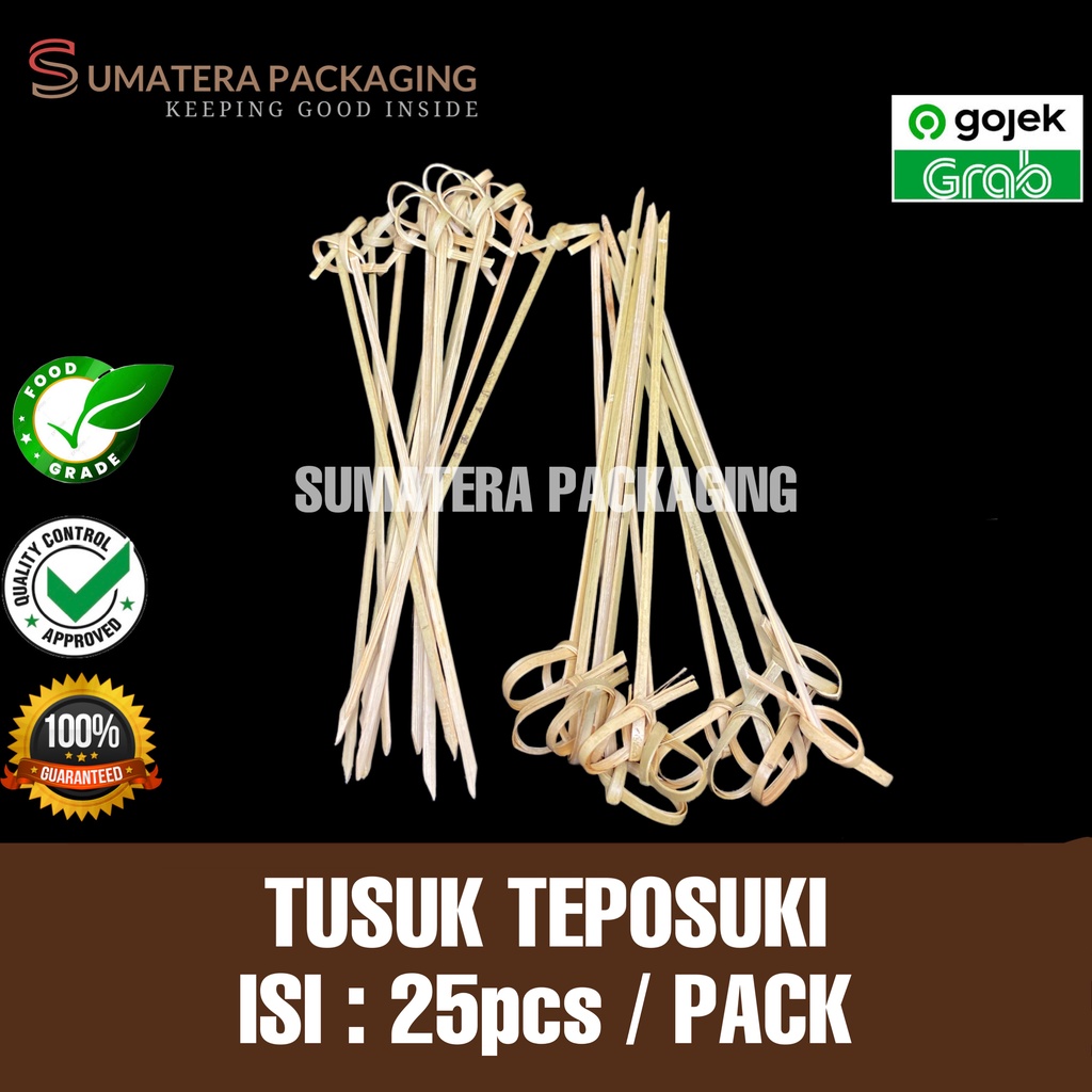 Jual Tusuk Sate Teposuki bambu 14cm LAGI NGETREND - Tusuk Sate Konde ...
