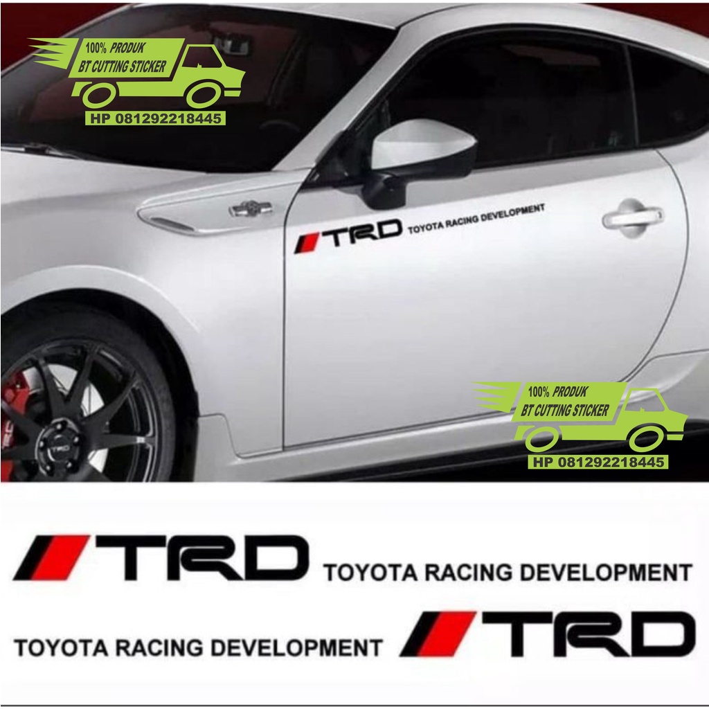 Jual BT stiker mobil toyota stiker trd sportivo stiker trd racing ...