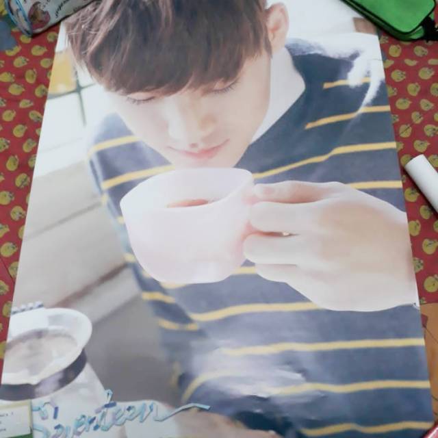 Jual OFFICIAL POSTER MINGYU SEVENTEEN "LOVE&LETTER" ALBUM (Letter ver ...