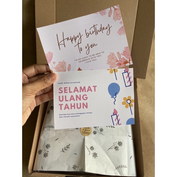 Jual Bundle Kado (Kertas Kado, Gift Card & Pita) | Shopee Indonesia