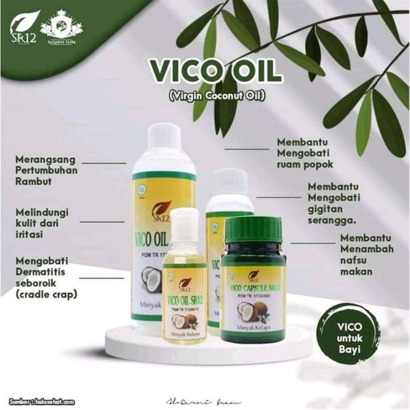 Jual Virgin coconut oil/ Vico oil 100ml sr12 / 100% virgin coconuts oil ...