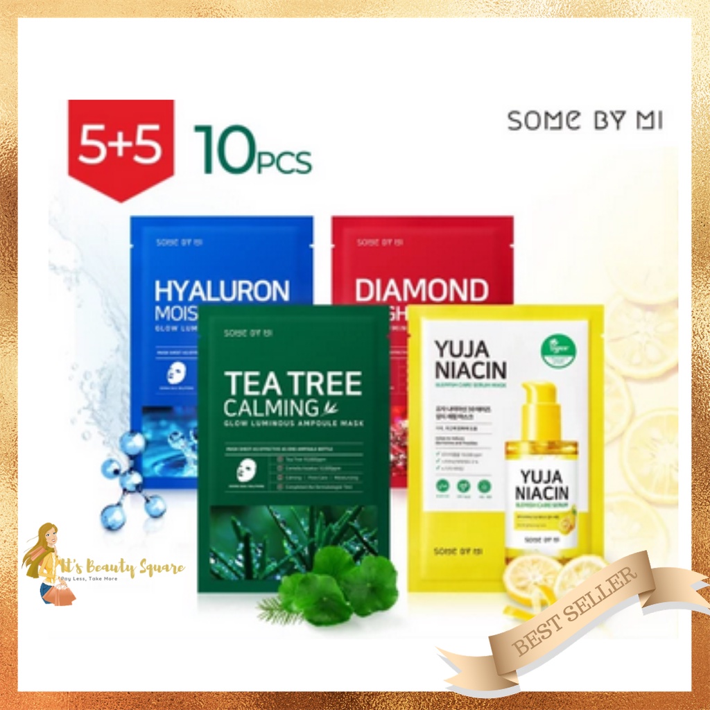 Jual Somebymi Some By Mi Luminous Ampoule Mask Tea Tree|Hyaluron|Red ...