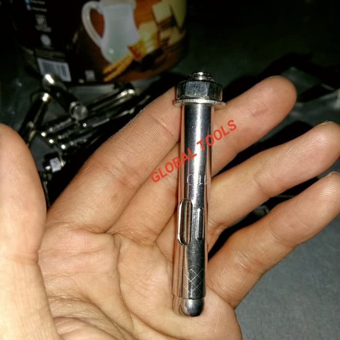Jual Baut tembok stainless 304 10 x 77 mm dynabolt not fischer hilti ...