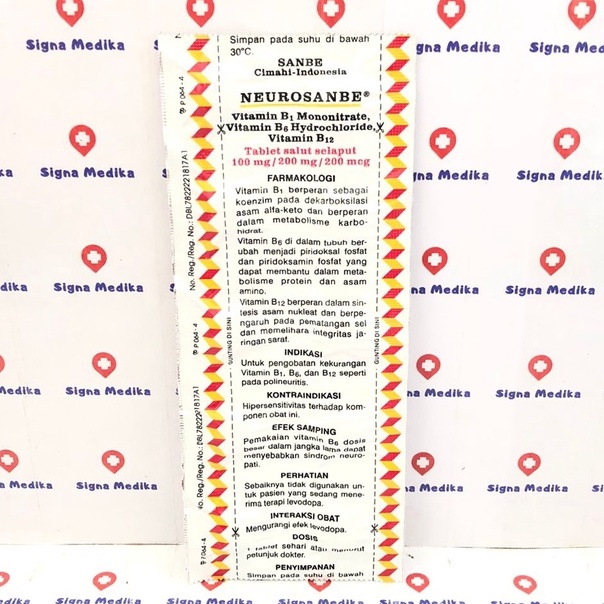 Jual Neurosanbe Strip Isi 10 Tablet - Vitamin B komplek | Shopee Indonesia