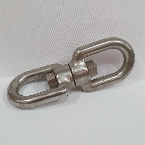 Jual SWIVEL DOUBLE EYE STAINLESS STEEL - DIA : 6MM | Shopee Indonesia