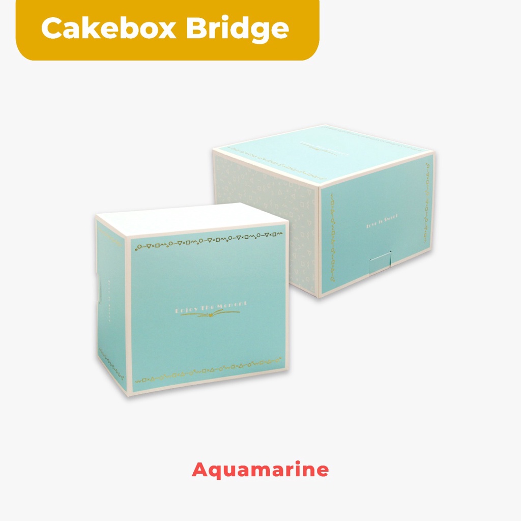 Jual Cake Box/Packaging kue/kotak Kue/kemasan kue Bridge uk 20 cm ...