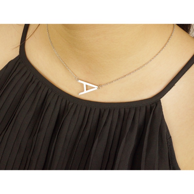 Jual Kalung Rantai Huruf Big Letter (Huruf Besar) Inisial Necklace ...
