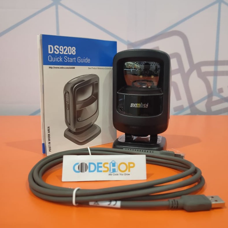 Jual SCANNER BARCODE 1D & 2D SYMBOL DS 9208 ( QR CODE/PDF 417) | Shopee ...