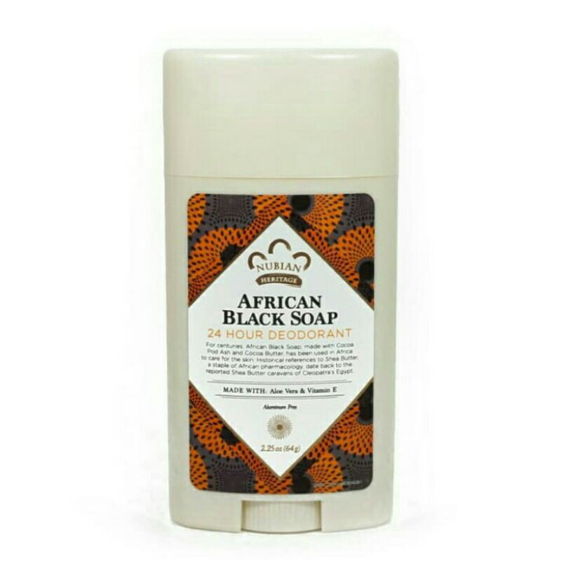 Jual Nubian Heritage Deodorant African Black Soap 64gr | Shopee Indonesia