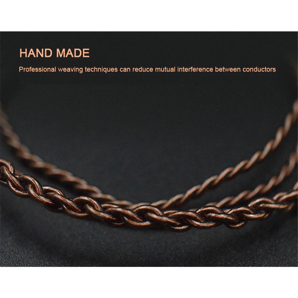 Jual KZ Dark High Purity Copper Cable with Mic Kabel KZ ZSN Pro X ZS10 ...