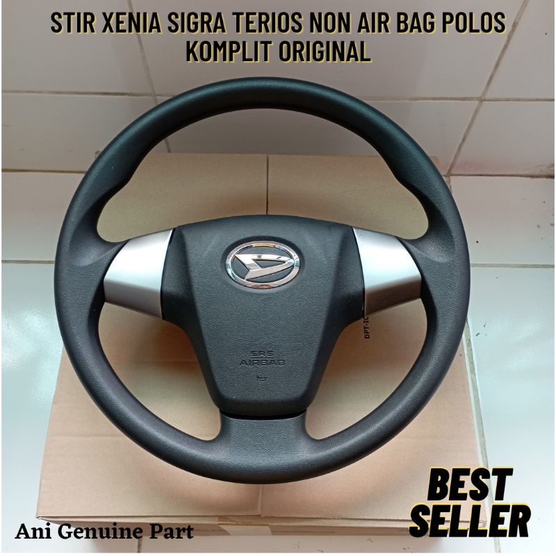 Jual Stir Steer Setir Xenia Sigra Terios Non Air Bag Polos Komplit ...