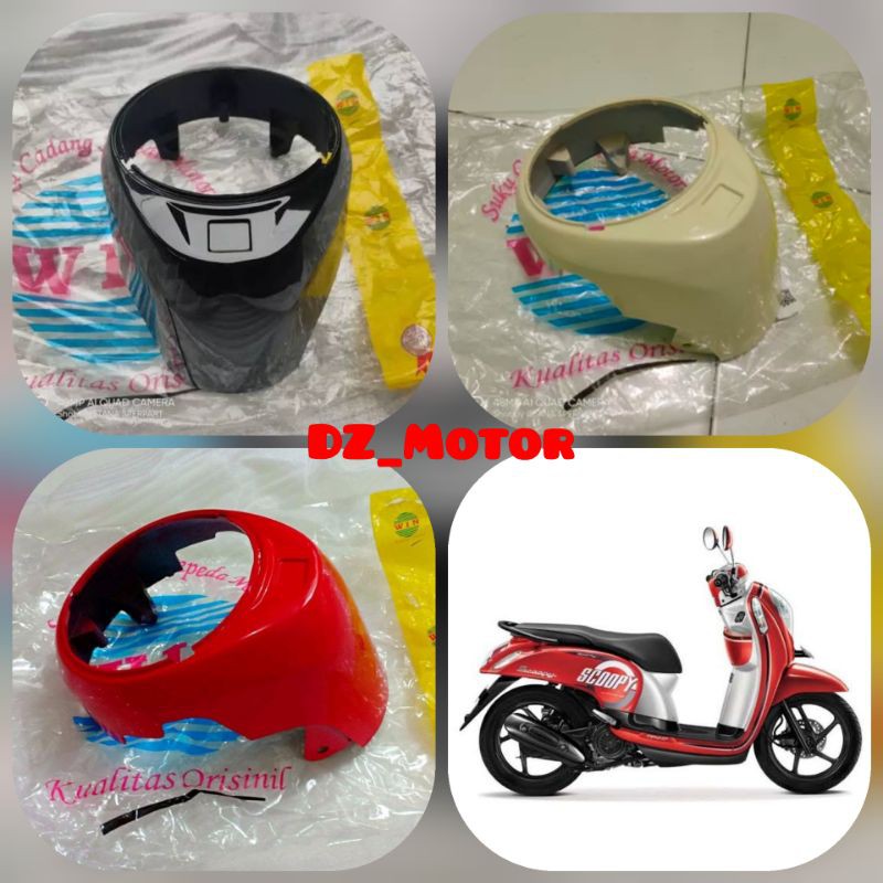 Jual Cover Batok Atas Speedometer Honda Scoopy FI K16 Hitam Krem Merah ...