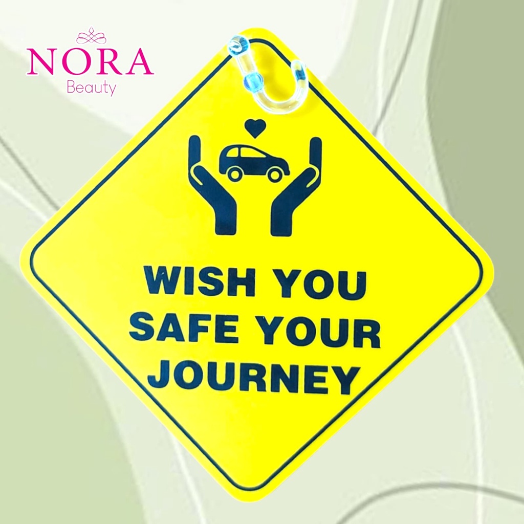 Jual Signage WISH YOU SAFE YOUR JOURNEY // murah | Shopee Indonesia