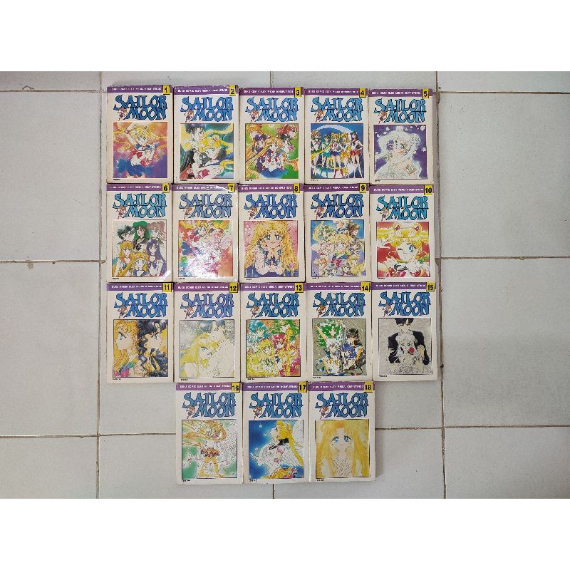 Jual Komik sailor moon fullset dan full cover lengkap satu set 1-18 tamat | Shopee Indonesia