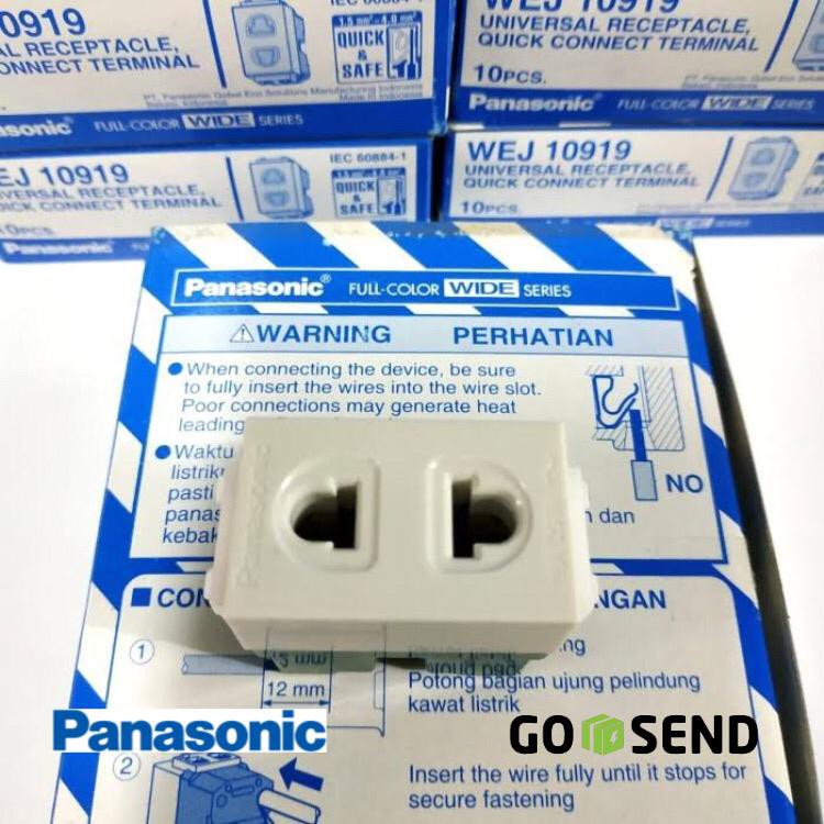 Jual Stop Kontak Universal WEJ10919 Wide Series Panasonic | Shopee ...
