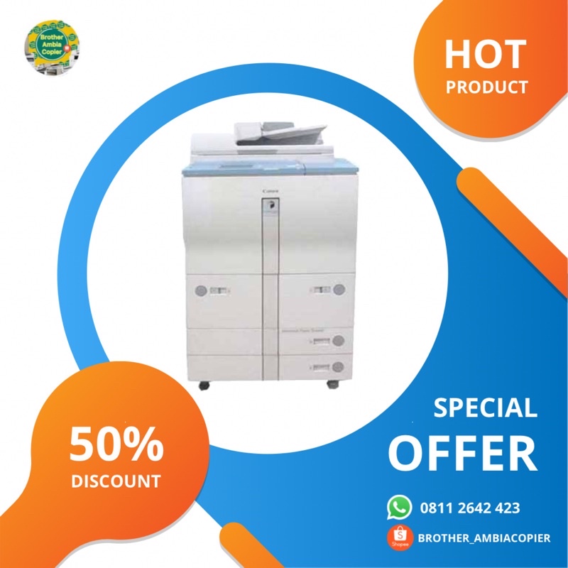 Jual Mesin Fotocopy Rekondisi Canon iR5000/5020/6000/6020 | Shopee ...