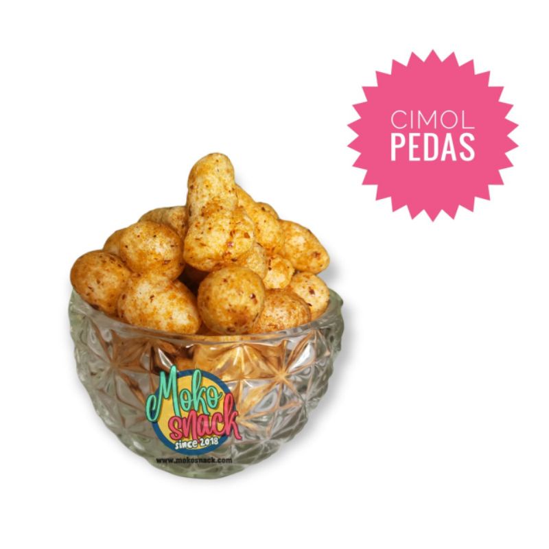 Jual Snack Cemilan Cimol kering Bulat Pedas 250gr | Shopee Indonesia