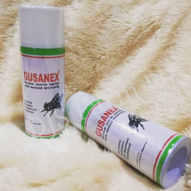 Jual GUSANEX spray obat semprot luka agar tidak dihinggapi lalat obat ...