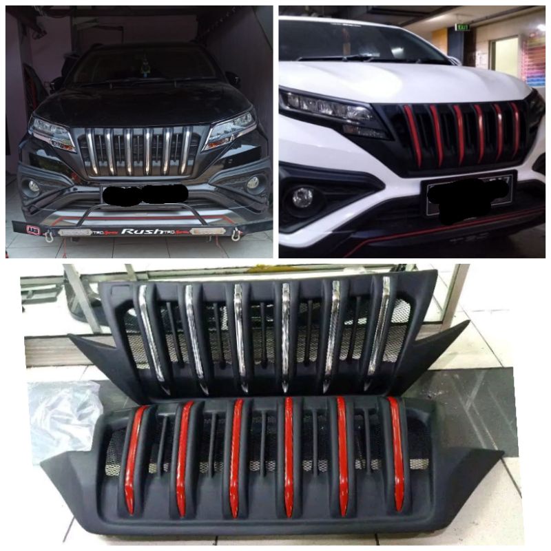 Jual GRILL ALL NEW RUSH TERIOS MODEL APOLO | Shopee Indonesia