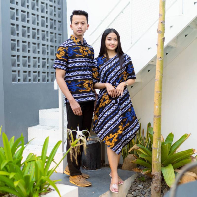 Jual Baju couple - Set Couple - Couple Tenun - Sarimbit Tenun - Kemeja ...
