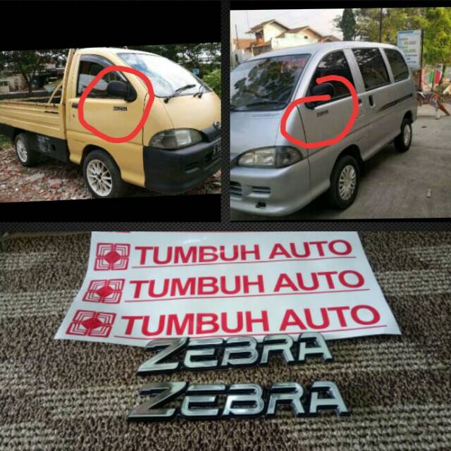 Jual Emblem Zebra Daihatsu Zebra New Grand Espass Master Astrea ...
