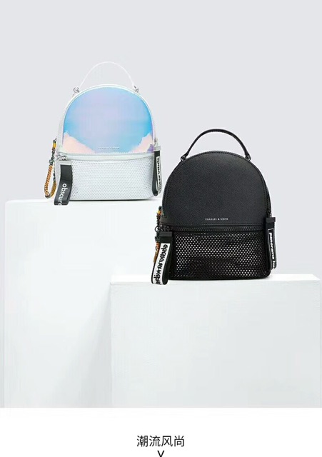 Jual Charles Keith backpack hologram Shopee Indonesia