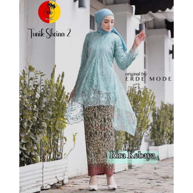 Jual One Set Tunik Mauri Modern Kebaya Wanita Lamaran dan Kondangan Kebaya Wisuda Modern kebaya ...