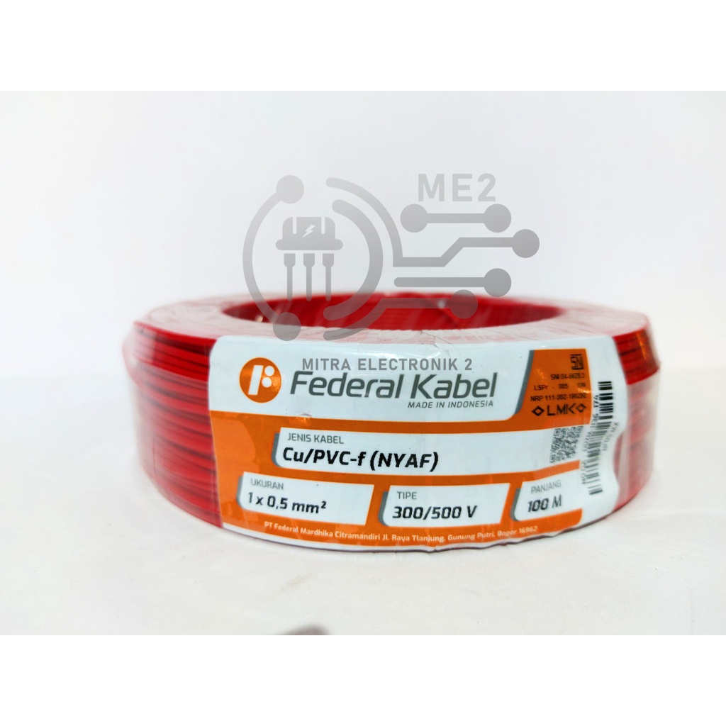 Jual Makita Federal Kabel Serabut Awg Tembaga ukuran 1x0,5mm | Shopee Indonesia