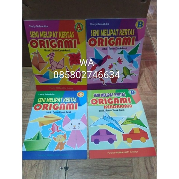 Jual Buku belajar seni Melipat ORIGAMI | Shopee Indonesia