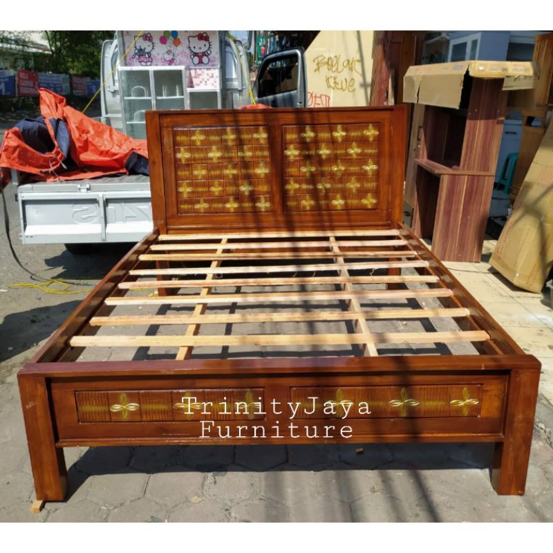 Jual Ranjang Dipan Tempat Tidur Jati Minimalis/trinityjayafurniture ...