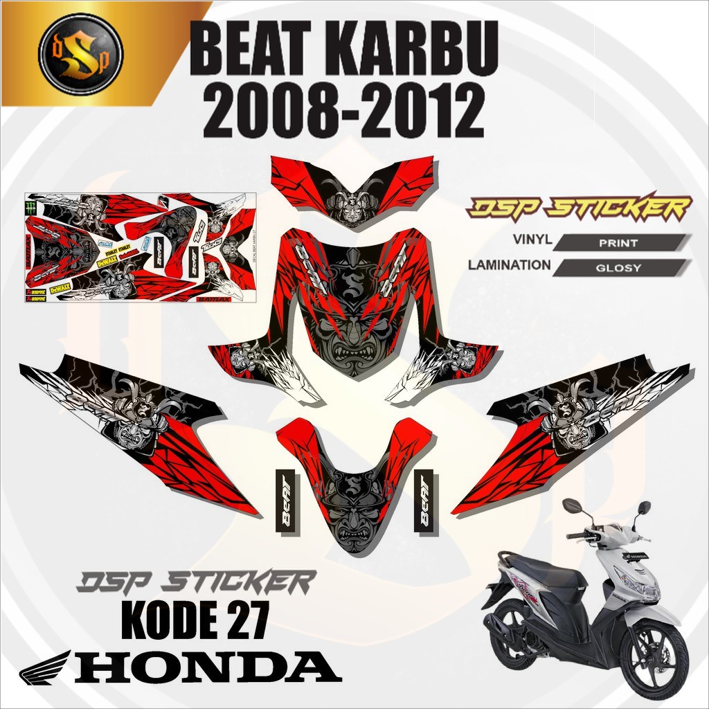 Jual (COD)Decal Stiker Fullbody Beat Karbu 2008 2009 2010 2011 2012 ...