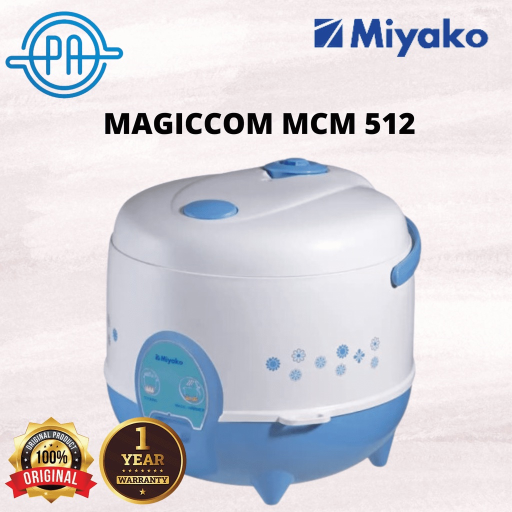 Jual MAGIC COM MIYAKO MCM-512C / RICE COOKER MCM 512 C 1.2 LITER ...