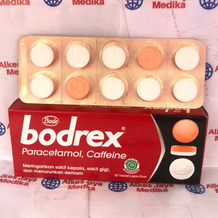 Jual Bodrex Tablet (1box Isi 2strip @10tablet) - Obat Sakit Kepala ...