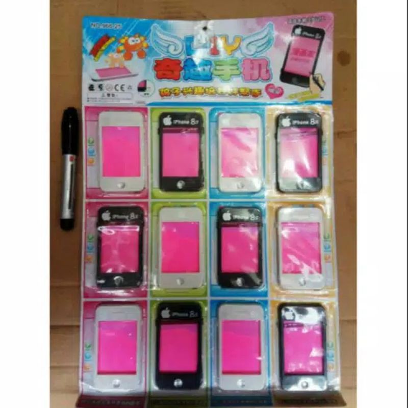 Jual papan tulis model handphone isi 12 pcs | Shopee Indonesia