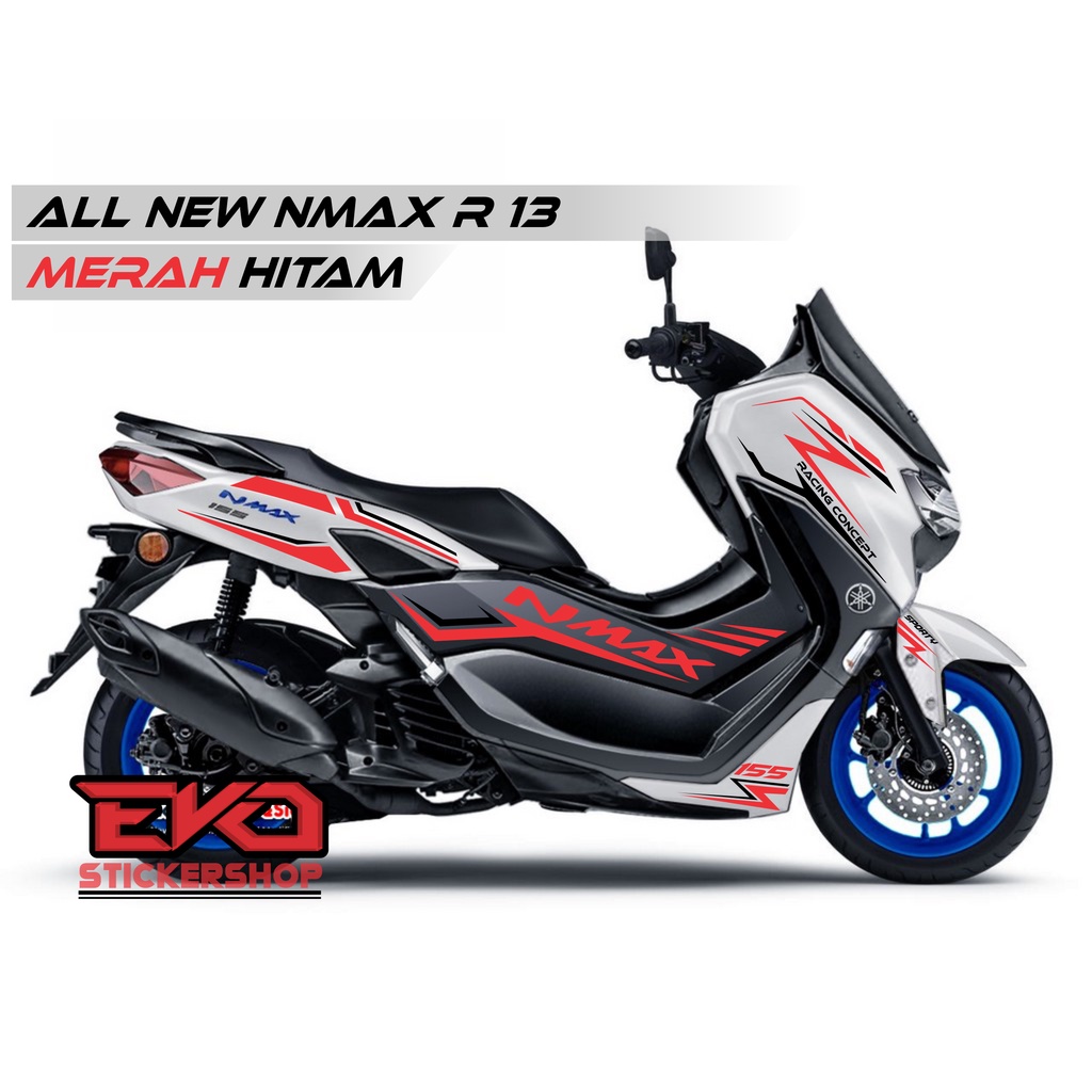 Jual STIKER ALL NEW NMAX PUTIH CUTTING STICKER RACING CONCEPT | Shopee ...