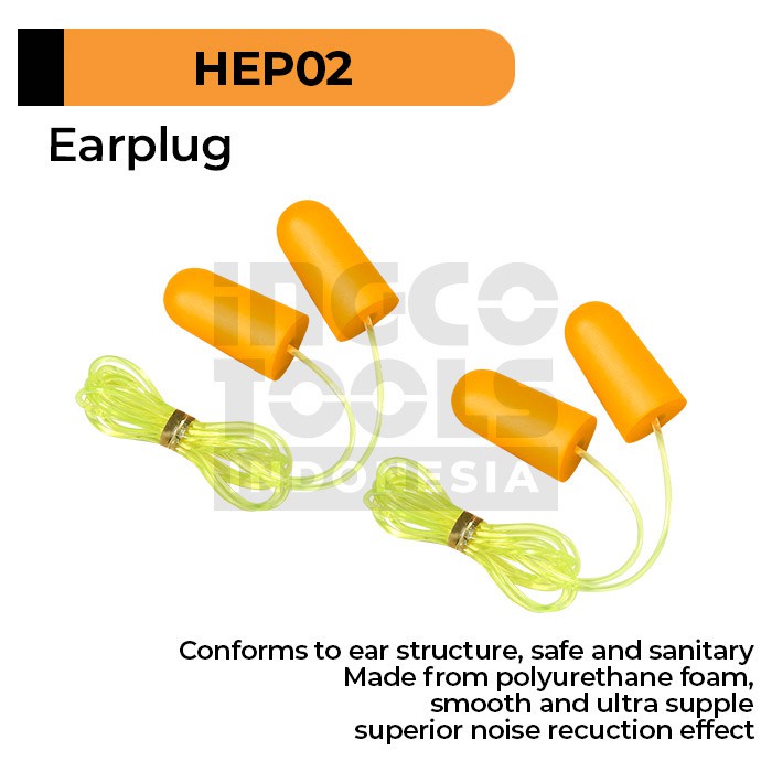 Jual Ear Plug Safety INGCO HEP02 Penyumbat Telinga Kuping Murah ...