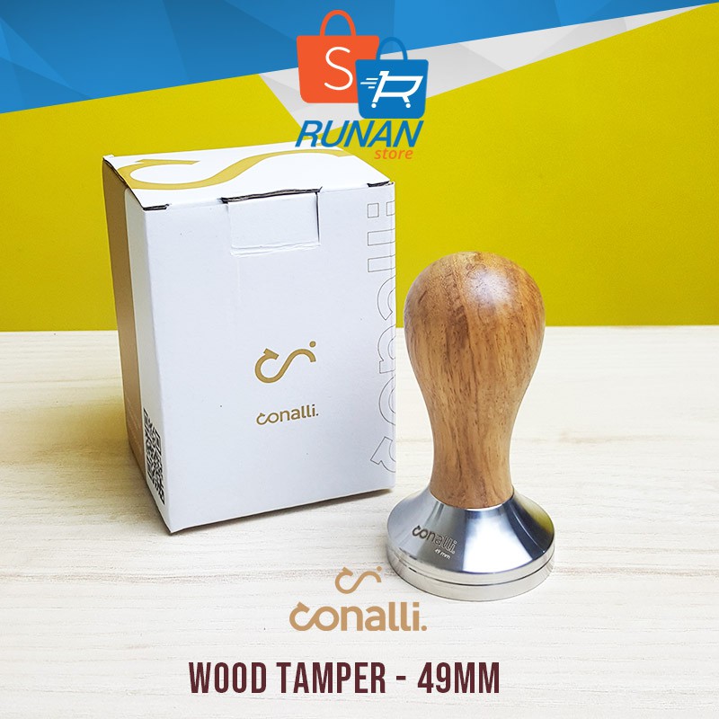 Jual Tamper Rok Presso 49 mm Kopi Temper Kayu Rokpresso Wood Tamper ...