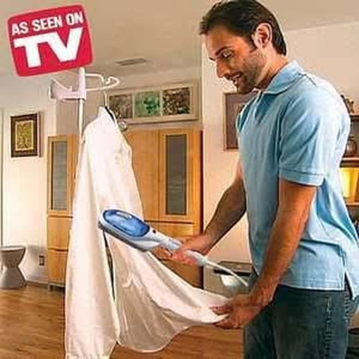 Jual (COD) Tobi Travel Steamer Setrika Uap Steam Dryer Pakaian Baju Dry ...