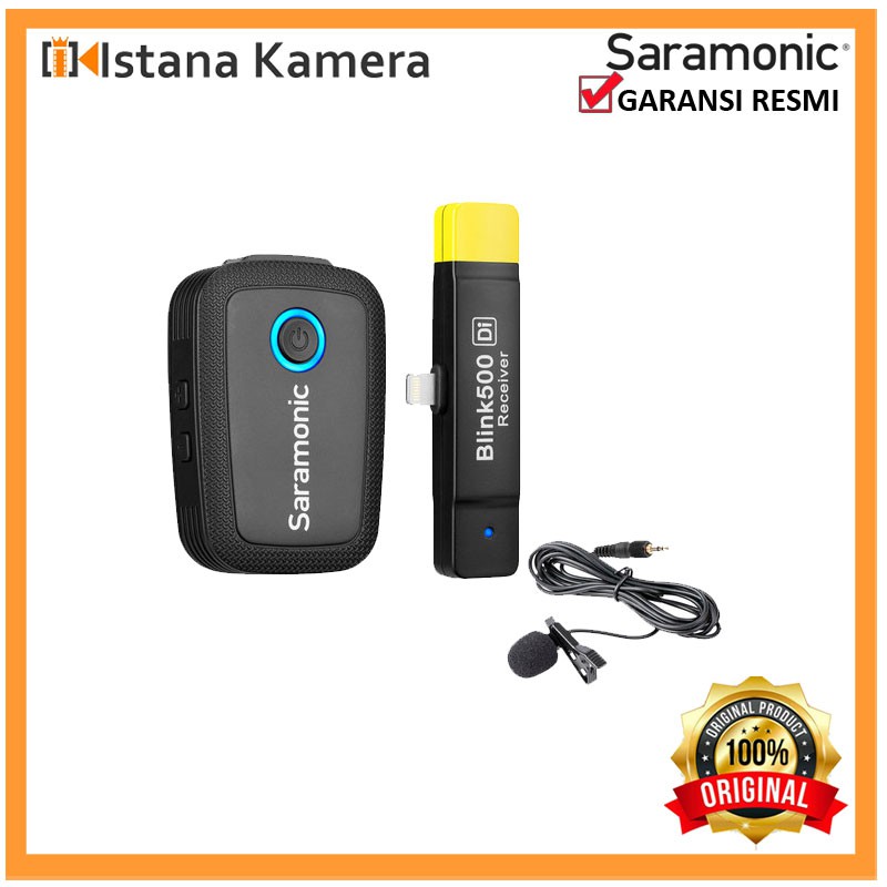 Jual Saramonic Blink 500 B3 Digital Wireless Omni Lavalier Microphone