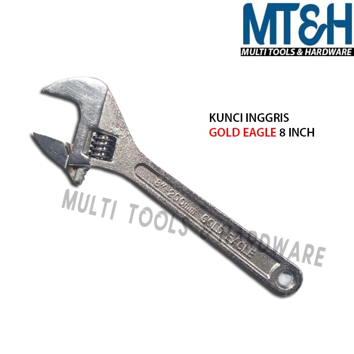 Jual KUNCI INGGRIS 8" / KUNCI BACO BAGO 8" / ADJUSTABLE WRENCH 200MM ...