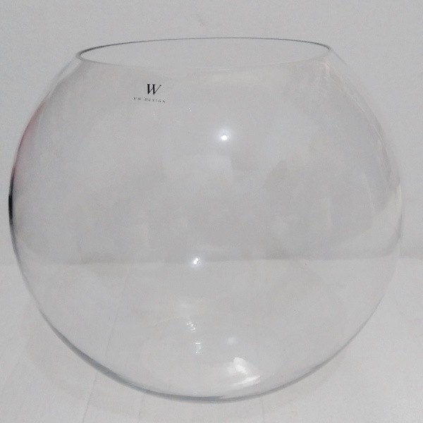 Jual Luna Fish Bowl 12 Liter Aquarium Akuarium Bulat Kaca Toples Ikan ...