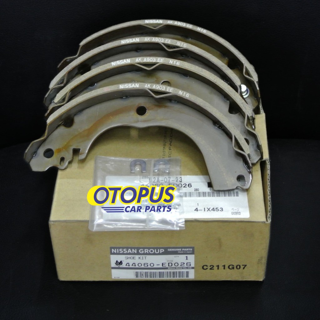 Jual Brake Shoe Rear Nissan Livina X Gear Latio 2007-2012 44060-ED026 Kampas Rem Belakang ...