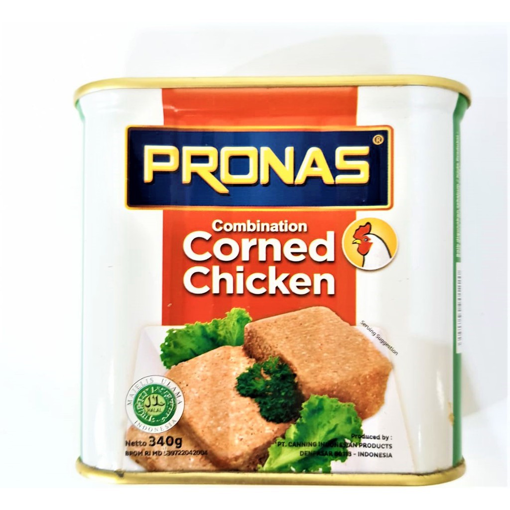 Jual Pronas Corned Chicken 340 Gr - Pronas Kornet Ayam 340 Gr | Shopee ...