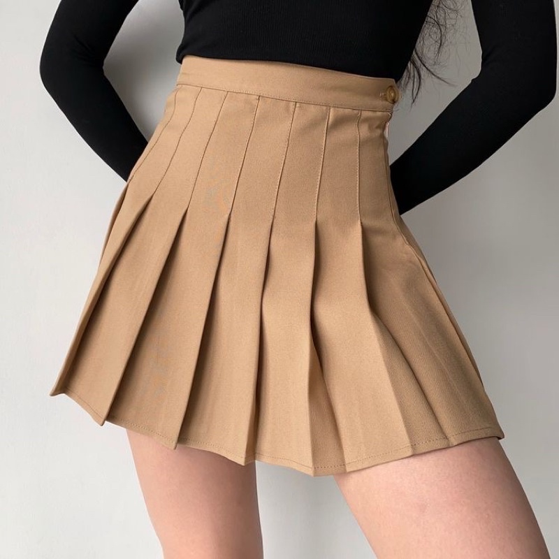 Jual ROK TENNIS PENDEK - MINI TENNIS SKIRT (01) | Shopee Indonesia