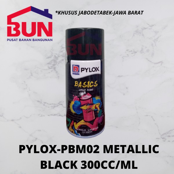 Jual PYLOX BASIC PBM02 METTALIC BLACK / PYLOX HITAM METALIK 300CC / CAT ...